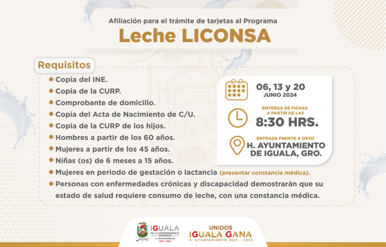 Inicia afiliación del Programa de Leche Liconsa – www.diario21.com.mx